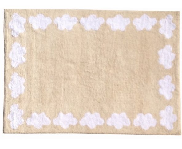 Beige rug with white clouds - Rugs - Rugs - Shop on-line - Caramella
