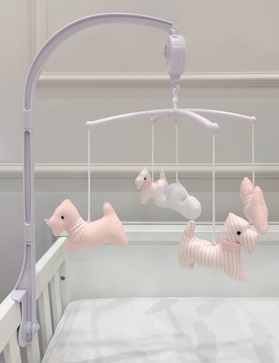 Baby carousel with pink dogs - Cot accessories - Sleep - Shop on-line ...